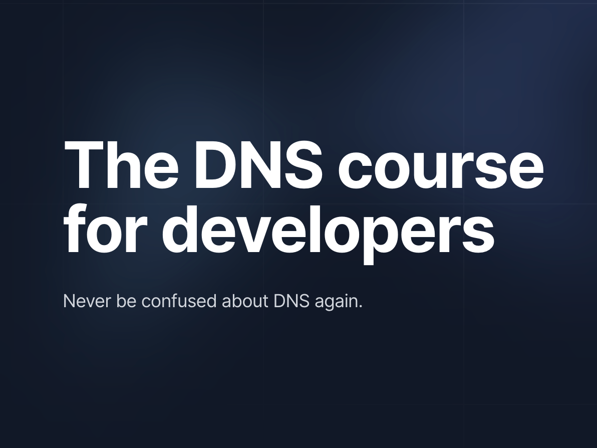 DNS course for developers - Codelier